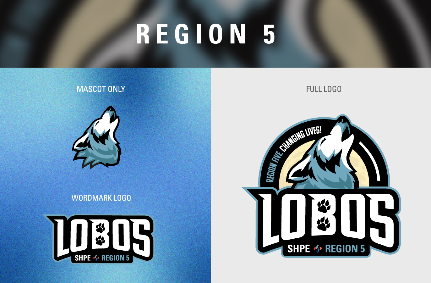 SHPE Regional Mascots - Six Half Dozen Creative Studio